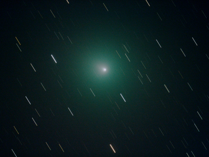 comet 46p wirtanen in auriga total exposure 720 secs binning