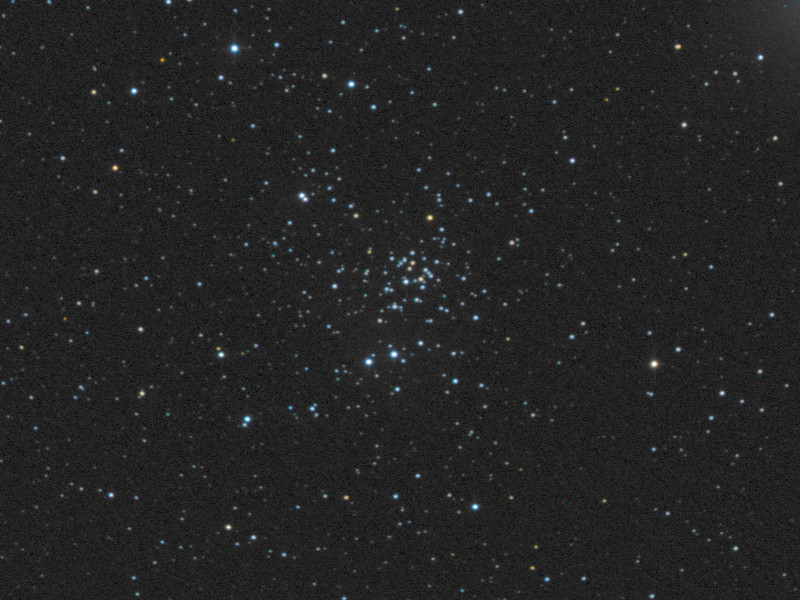 ngc1907 in auriga total exposure 720 secs binning 2x2 observation