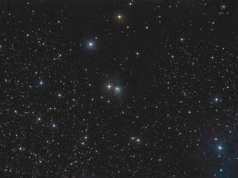 ngc2245 in monoceros total exposure 4815 secs binning 4x4 observation