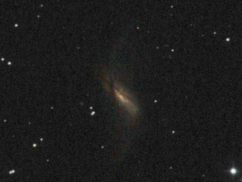 ngc660 in pisces total exposure 3299 secs binning 1x1 observation