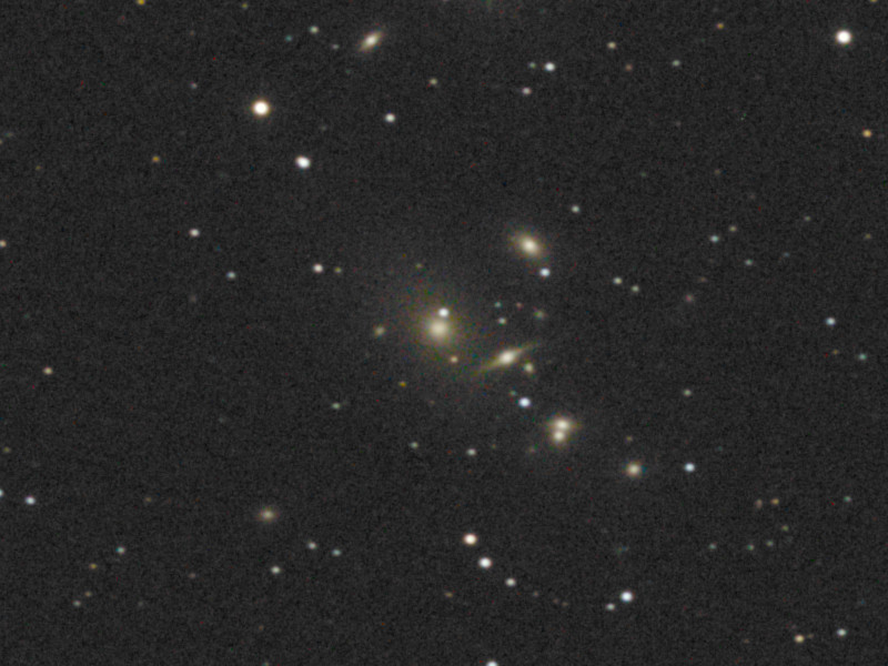 ngc708 abell 262 in andromeda total exposure 5130 secs binning